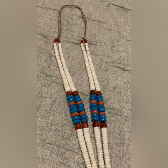 Hand Crafted | Jewelry | J925 Vtg Native American Double Strand Jacla ...
